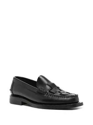 Hereu Nombela Leather Loafers - Black