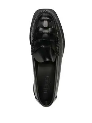 Hereu Nombela Leather Loafers - Black