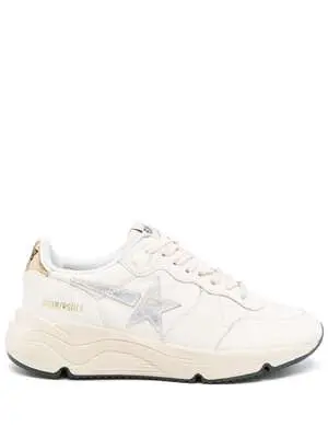 GOLDEN GOOSE Running Sole Leather Sneakers - White