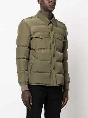 TOM FORD Techno Ottoman Padded Jacket - Green