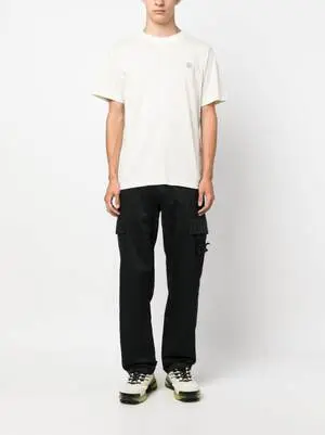 Stone Island Compass-patch Cotton T-shirt