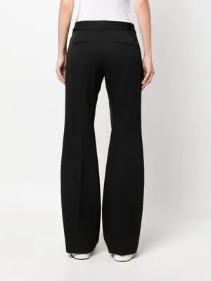 JIL SANDER Wool-cotton Wide-leg Trousers