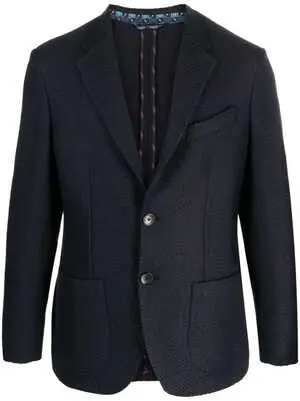 Etro Tie-pattern Jacquard Blazer