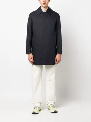 Mackintosh Single-breasted Cotton Raincoat