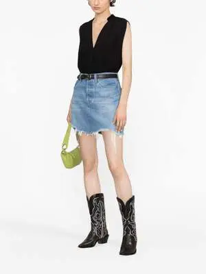 Rag & Bone Meredith Draped Satin Blouse