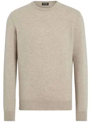 Zegna Oasi Crew-neck Cashmere Jumper