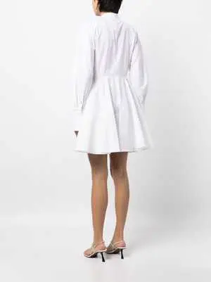 Palmer//harding Connected Cotton Flared Dress