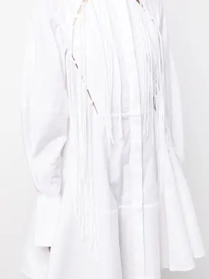 Palmer//harding Connected Cotton Flared Dress