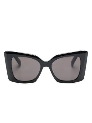 Saint Laurent Slp Blaze Sunglasses - Black