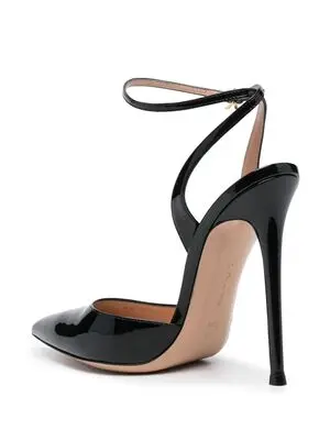 GIANVITO ROSSI 130mm Patent Pointed Sandals