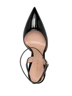 GIANVITO ROSSI 130mm Patent Pointed Sandals
