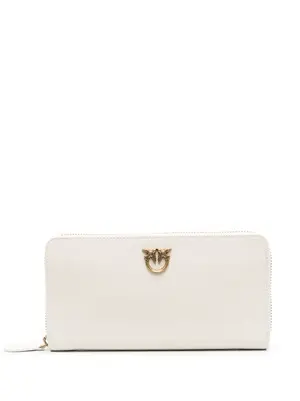 Pinko Ryder Leather Wallet - White