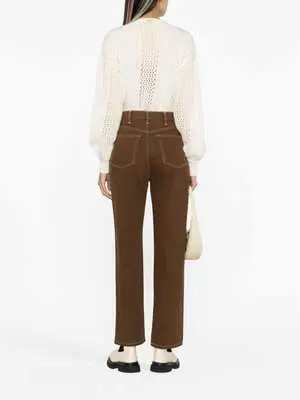 TWINSET Feather-detail Cable-knit Jumper