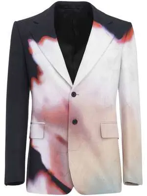 Alexander McQueen Solarised Flower Blazer - Multicolour