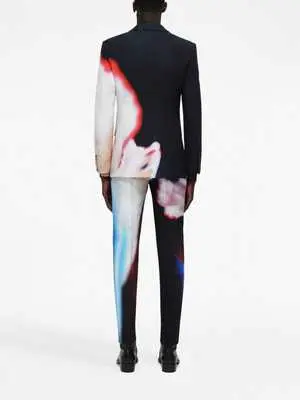 Alexander McQueen Solarised Flower Blazer