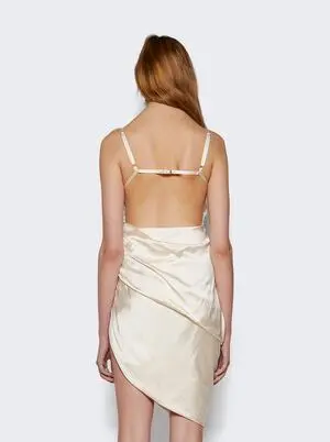 Jacquemus La Saudade Mini Dress - White