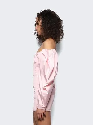 Jacquemus La Robe Taffetas Mini Dress Light Pink