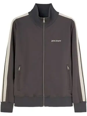 Palm Angels Logo-print Side-stripe Track Jacket