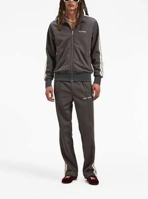 Palm Angels Logo-print Side-stripe Track Jacket