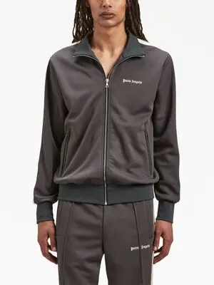 Palm Angels Logo-print Side-stripe Track Jacket