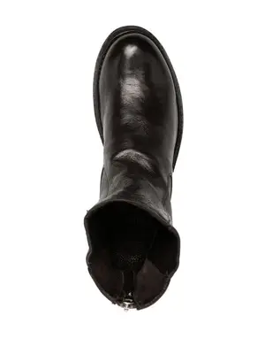 Officine Creative Round-toe Leather Boots