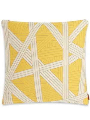 Missoni Small Nastri Striped Cushion - Yellow