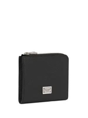 Dolce & Gabbana Logo-plaque Leather Wallet