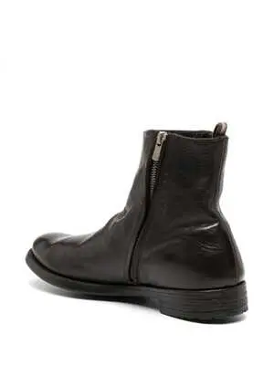 Officine Creative Zip-up Leather Ankle Boots