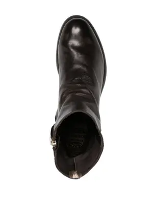 Officine Creative Zip-up Leather Ankle Boots