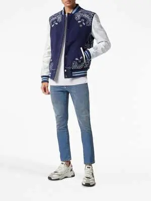 Philipp Plein Paisley-print Bomber Jacket