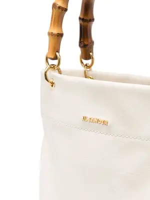 JIL SANDER Small Bamboo-handle Tote Bag