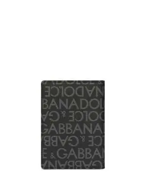 Dolce & Gabbana Logo-plaque Jacquard Cardholder