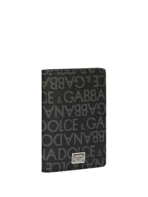 Dolce & Gabbana Logo-plaque Jacquard Cardholder