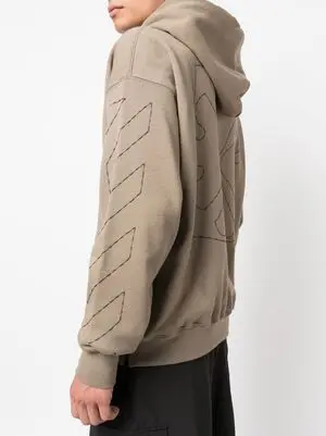 Off-White Off Stitch Cotton Hoodie