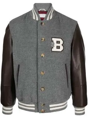 Brunello Cucinelli Patch-lettering Bomber Jacket
