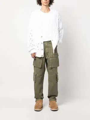 1989 STUDIO Open-knit V-neck Cardigan