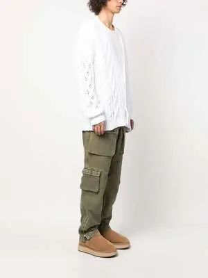 1989 STUDIO Open-knit V-neck Cardigan