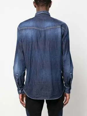 Dsquared2 Long-sleeved Denim Shirt