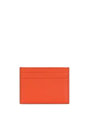 Dolce & Gabbana Logo-embossed Leather Cardholder - Orange