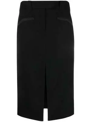 TOM FORD Front-slit Midi Skirt