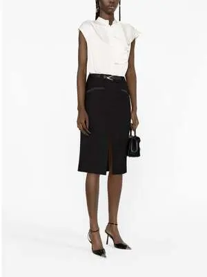 TOM FORD Front-slit Midi Skirt