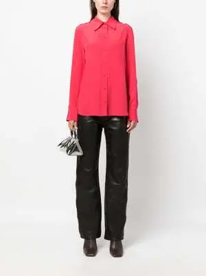 LANVIN Button-down Silk Shirt