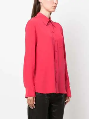 LANVIN Button-down Silk Shirt
