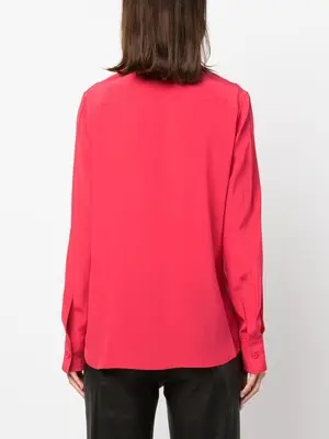 LANVIN Button-down Silk Shirt