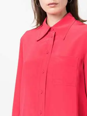 LANVIN Button-down Silk Shirt