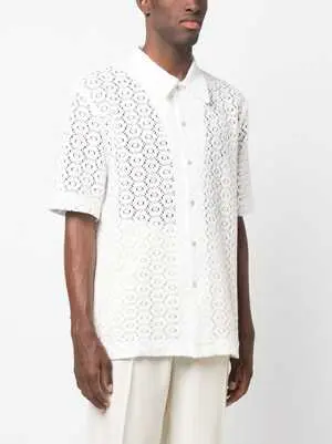 Séfr Pointelle-knit Shirt