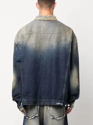 Vetements Distressed-effect Denim Jacket