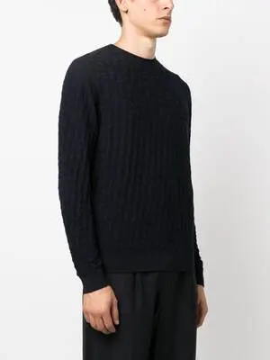 Giorgio Armani Crew-neck Knitted Jumper