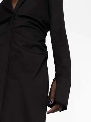 TOM FORD Ruched Tailored Midi Dress