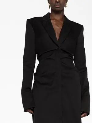TOM FORD Ruched Tailored Midi Dress